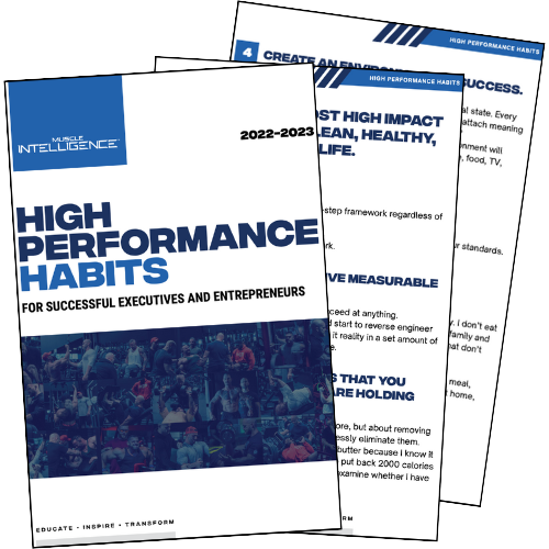 High Performance Opt-In – Muscle Intelligence